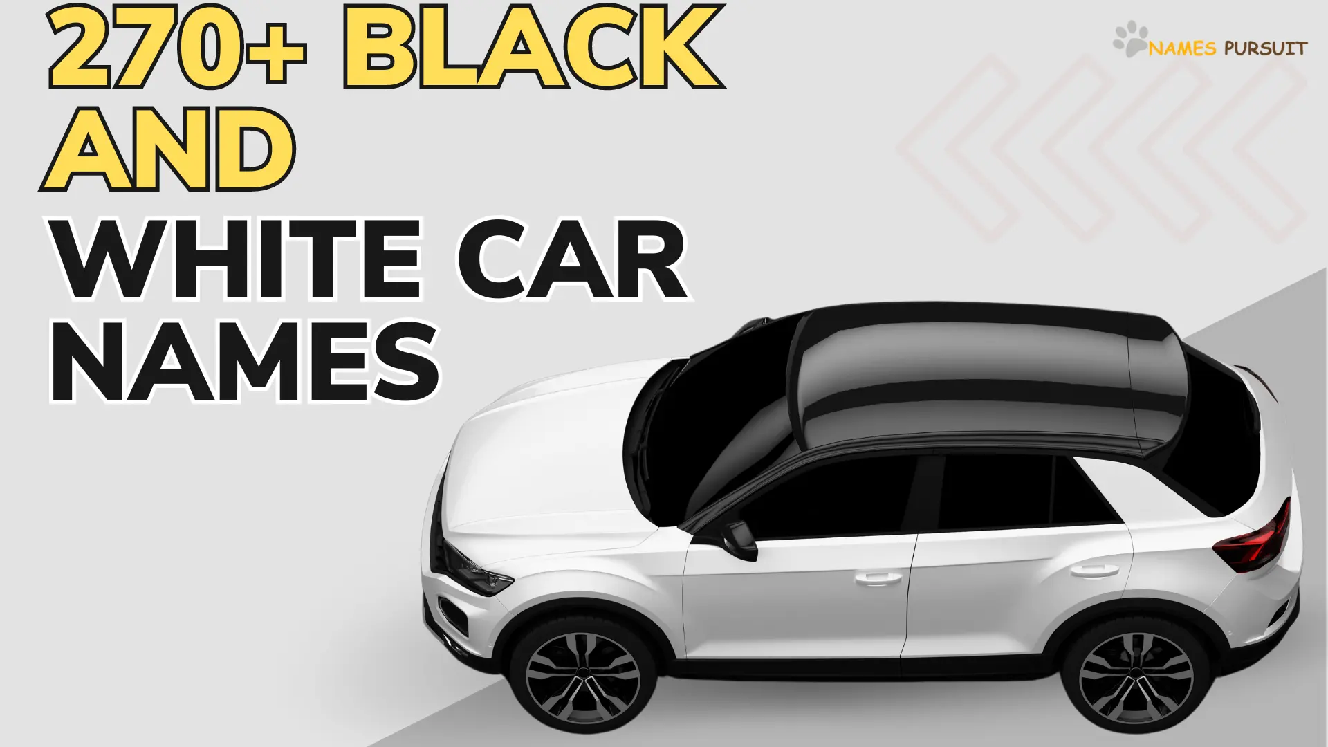Black And White Car Names 270 Ideas 